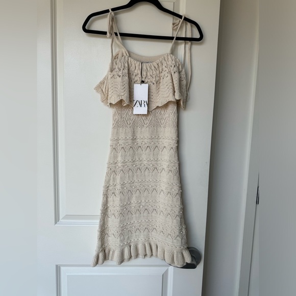 Zara | Dresses | Nwt Zara Ruffled Knit Dress | Poshmark